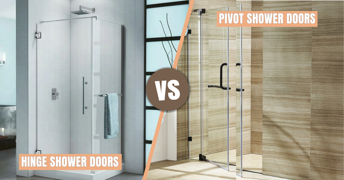 Hinge vs. Pivot Shower Doors: Which One Is Right for Your Bathroom ...